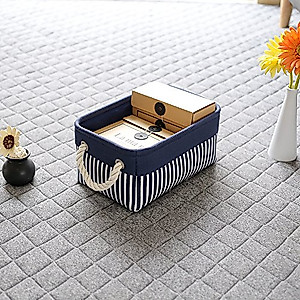 TcaFmac Cube Storage Bins, Containers for Organizing Basket for Gifts Empty,Shelves, Closet,Nursery Baby room 14(L) x 10(W) x 7(H) inches