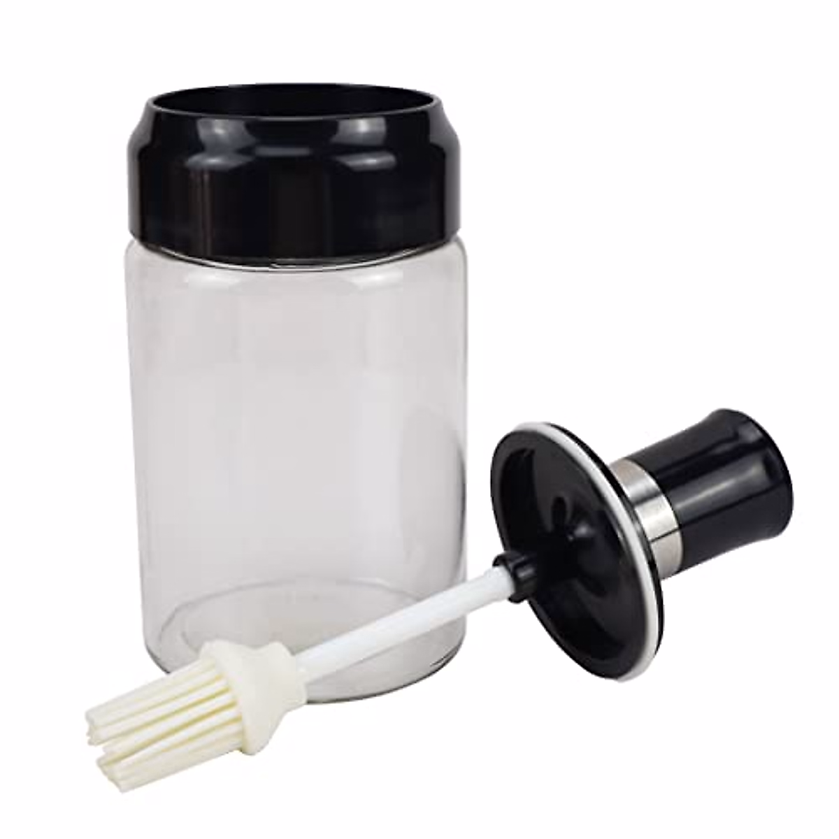 EIKS Oil Bottle with Silicone Brush for Cooking BBQ Kitchen