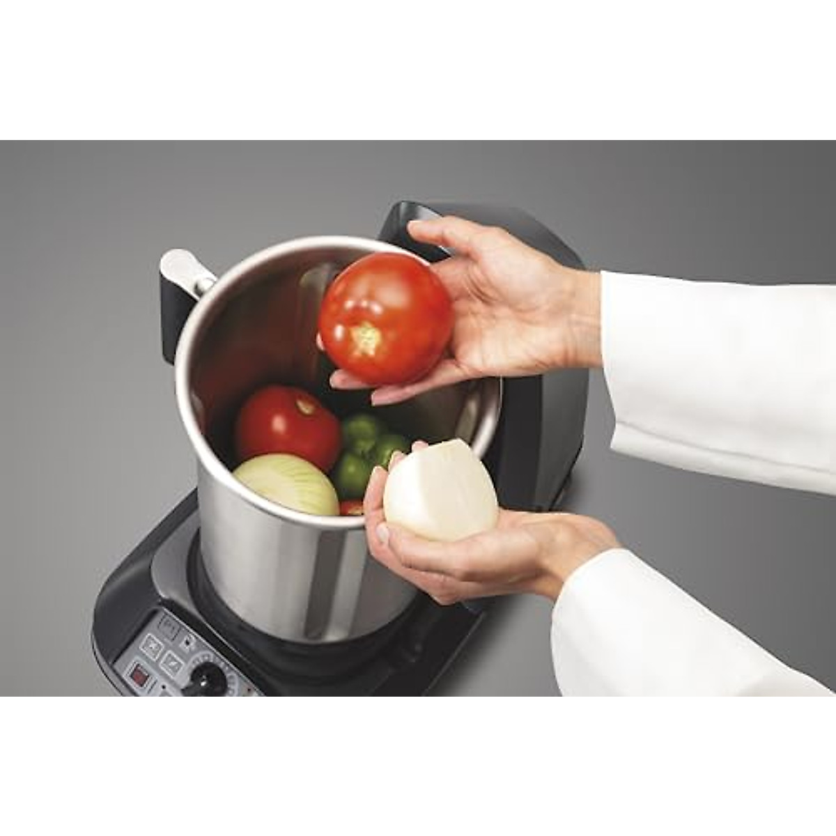 Hamilton Beach Commercial HBF1100S Culinary Blender, 1 gal/4 L, Powerful Precision with Great Results, 19.25" Height, 12" Width, 15" Length, Grey