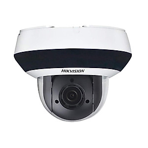 Hikvision 4MP POE Mini PTZ IP Camera DS-2DE2A404IW-DE3,Pan/Tilt/2.8mm~12mm 4X Optical Zoom，Smart IR Night Vision，Audio/Alram Interface， H.265+, Upgrade Version for DS-2DE3304W-DE