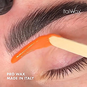 Italwax Top Line Coral - 750g / 1.65lb - Hard wax beads for hair removal - Unscented - Synthetic formulation ideal for sensitive skins - Recommended for Bikini Area and Armpits