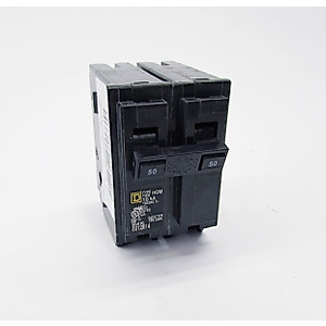 SCHNEIDER ELECTRIC 120/240-Volt 50-Amp HOM250 Miniature Circuit Breaker 120/240V 50A