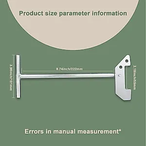EZYPAK Garbage Disposal Damming Wrench Compatible with Waste King and Moen rubbish disposals, Garbage Disposer Unjamming Wrench for clearing clogs above the sink - Silver (1)