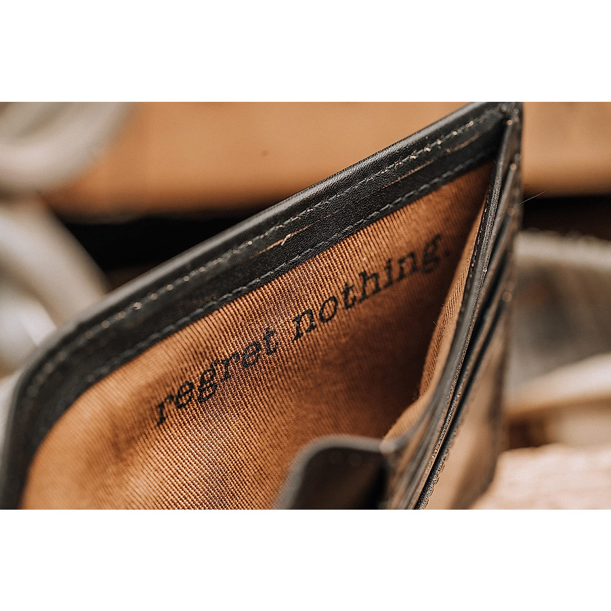 House of Jack Co. SKULL Bifold Wallet for Men | Extra Capacity Two ID Windows | Full Grain Leather With Hand Burnished Finish | Multi Card Capacity | Skull Men's Wallet