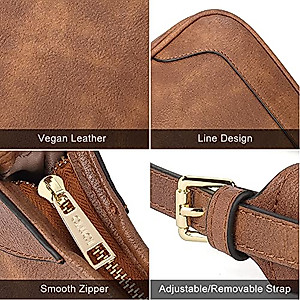 CLUCI Crossbody Bags for Women Leather Crossbody Purse Hobo Handbags Shoulder Bags Designer Crossover Fashion Travel