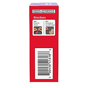 Tylenol Children's Dissolve Powder Packets with 160 mg Acetaminophen, Wild Berry, 18 ct