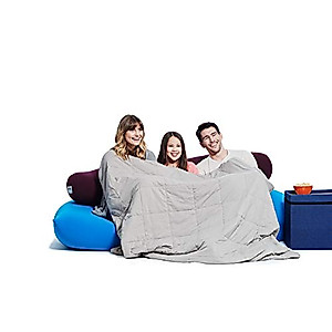 Yogibo CozyBo All-Season Blanket, Lightweight, Soft, Cozy, Sensory Blanket Filled with Special FiBeads, Turquoise