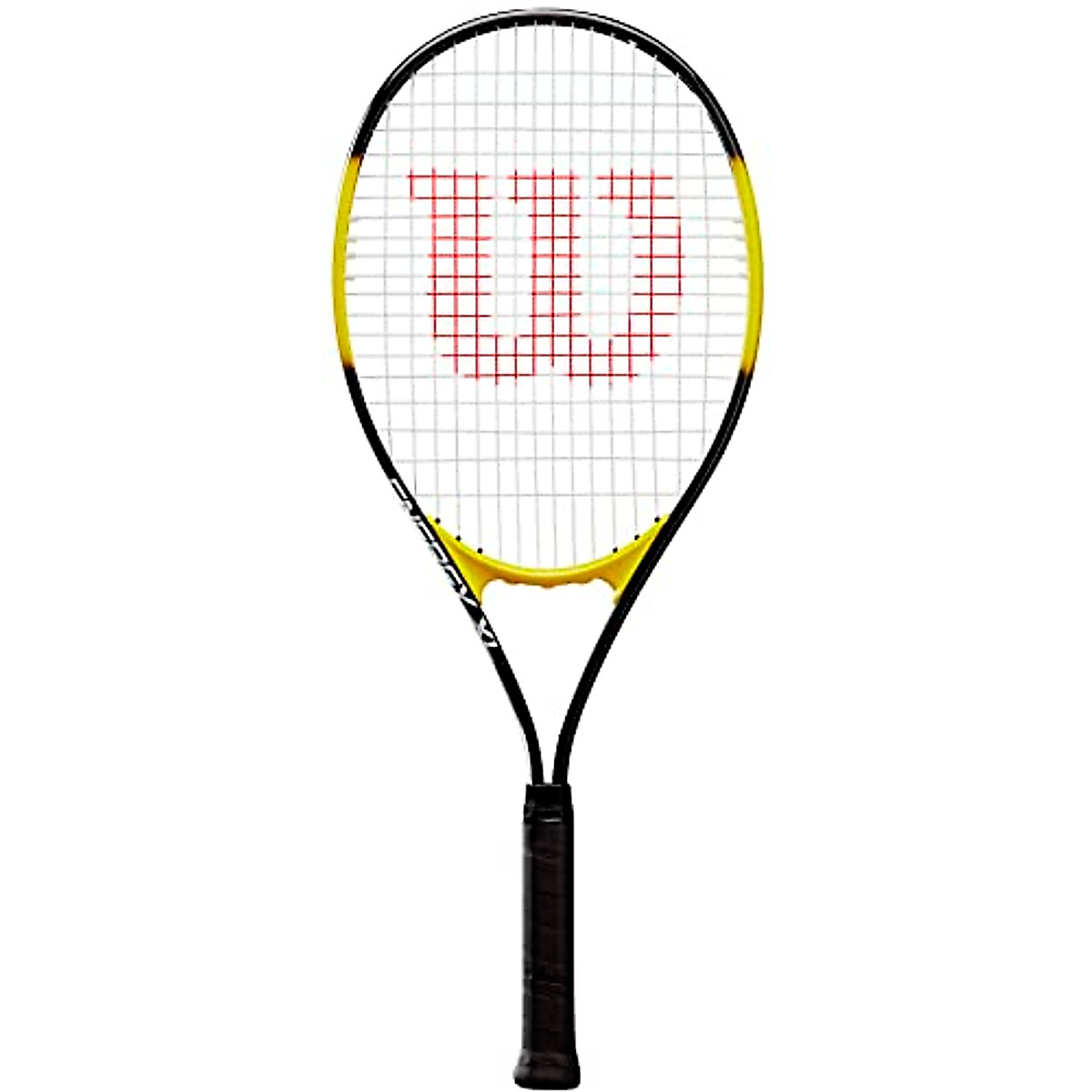 Wilson Energy XL 112 Pre-Strung Recreational Tennis Racquet Bundled with a Black Advantage II Tennis Bag - Oversize String Bed & Xtra Long Frame