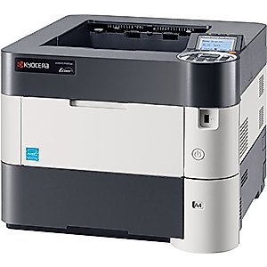 Kyocera 1102T72US0 ECOSYS P3055dn Black & White Network Printer, 5 Line LCD Screen with Hard Key Control Panel, Up to Fine 1200 DPI Print Resolution, Wireless and Wi-Fi Direct Capability