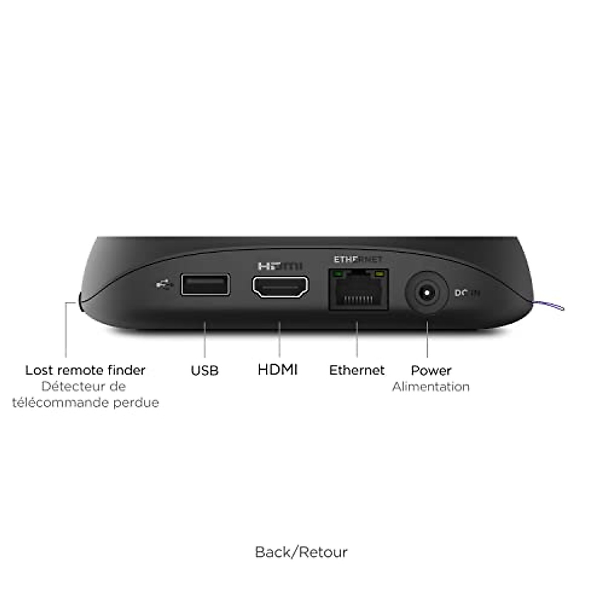 Roku Ultra LT (4K/HDR/HD) Streaming Player with Enhanced Voice Remote, Ethernet W/Premium 6FT 4K Ready HDMI Cable & 64GB MicroSD for Faster Channel Loading (US Version)