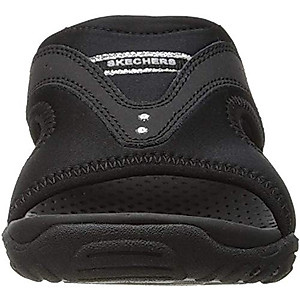 Skechers Women's Reggae Sun Fest Sandal, Black, 11 M US