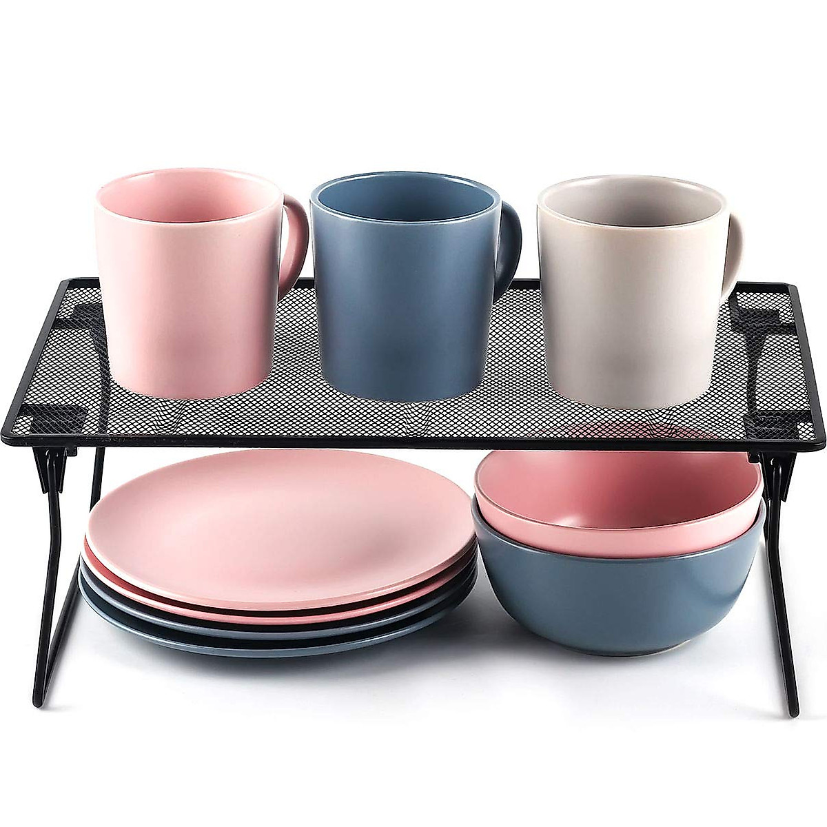 Kitchen Counter and Cabinet Shelf Organizer (2-Tier Organizer)