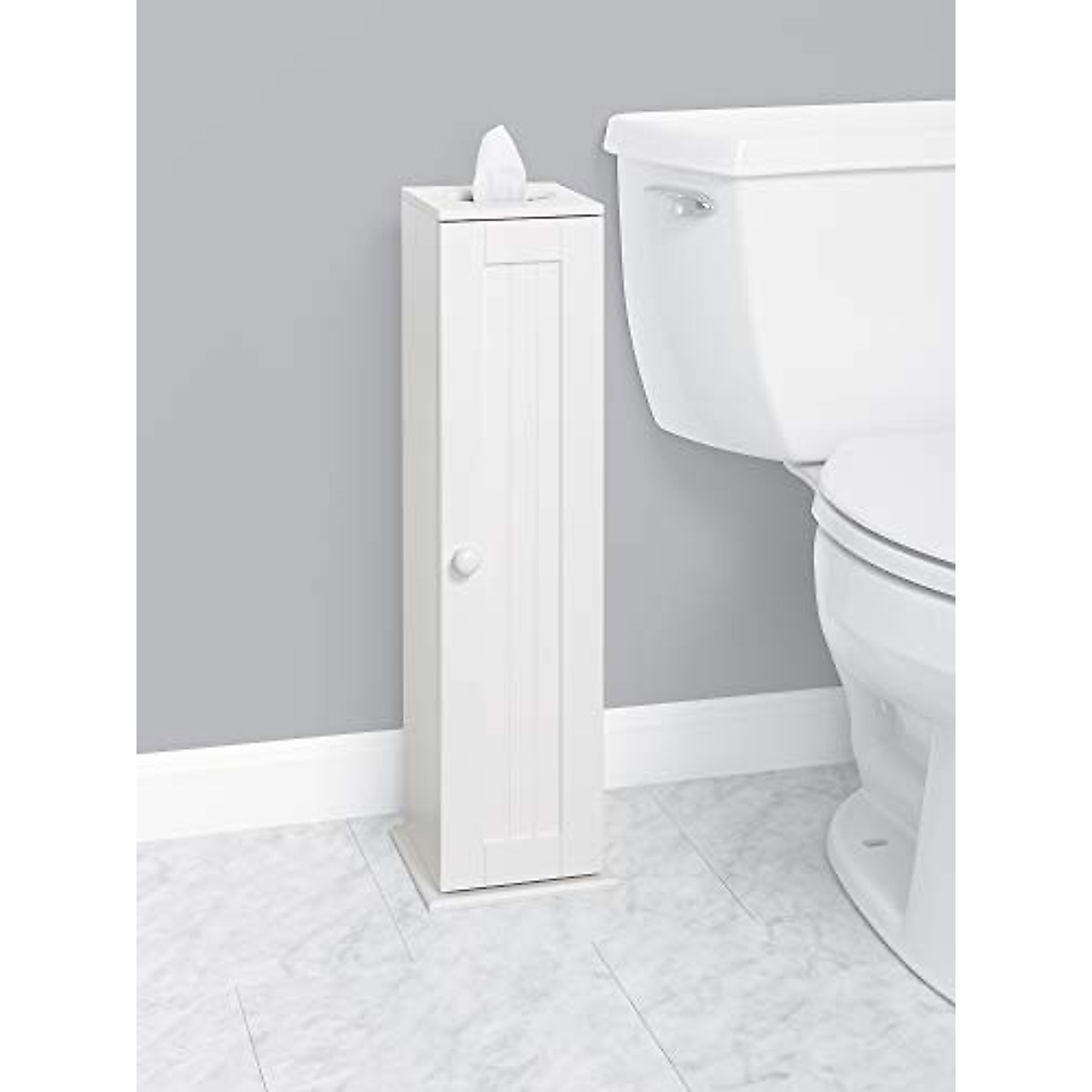 Zenna Home E9153WW Bathroom Storage, 4 Rolls, White