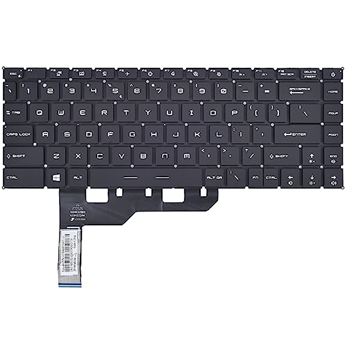 Replacement Keyboard for MSI GS66 Stealth 10SD 10SF 11UH 12UH GE66 Raider 10SF & MSI GP66 MS-1542 Stealth 15M Series Laptop, MSI GS66 Stealth with Per-Key RGB Backlit Keyboard US Layout
