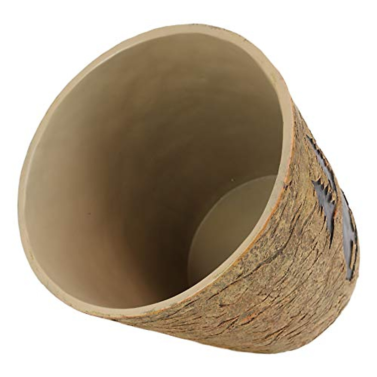 Ebros Wildlife Rustic Black Bear Roaming Pine Trees Forest Silhouette Bathroom Accent Resin Figurine Accessories Western Country Cabin Lodge Decorative (Waste Basket Trash Bin)