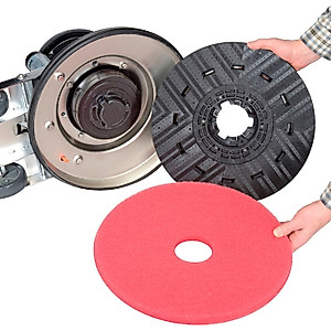 Corded Floor Machine, 17" Cleaning Width