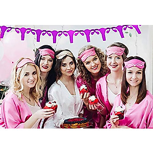 ROFLmart Metallic Pink Uterus Banner Party Decorations