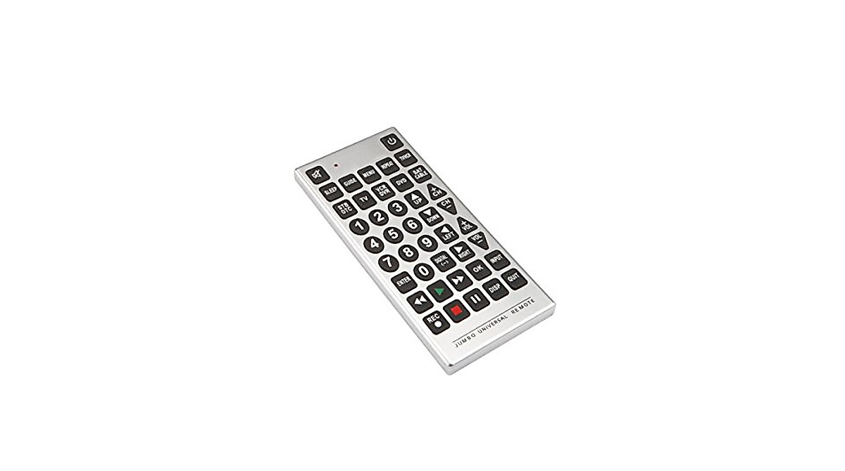 Jumbo Universal Remote | Easy Control, Never Lose It!