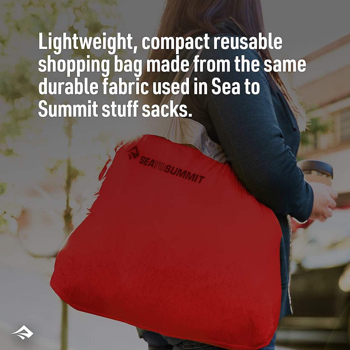 Sea to Summit Ultra-Sil Reusable Shopping Bag, HighRise Grey