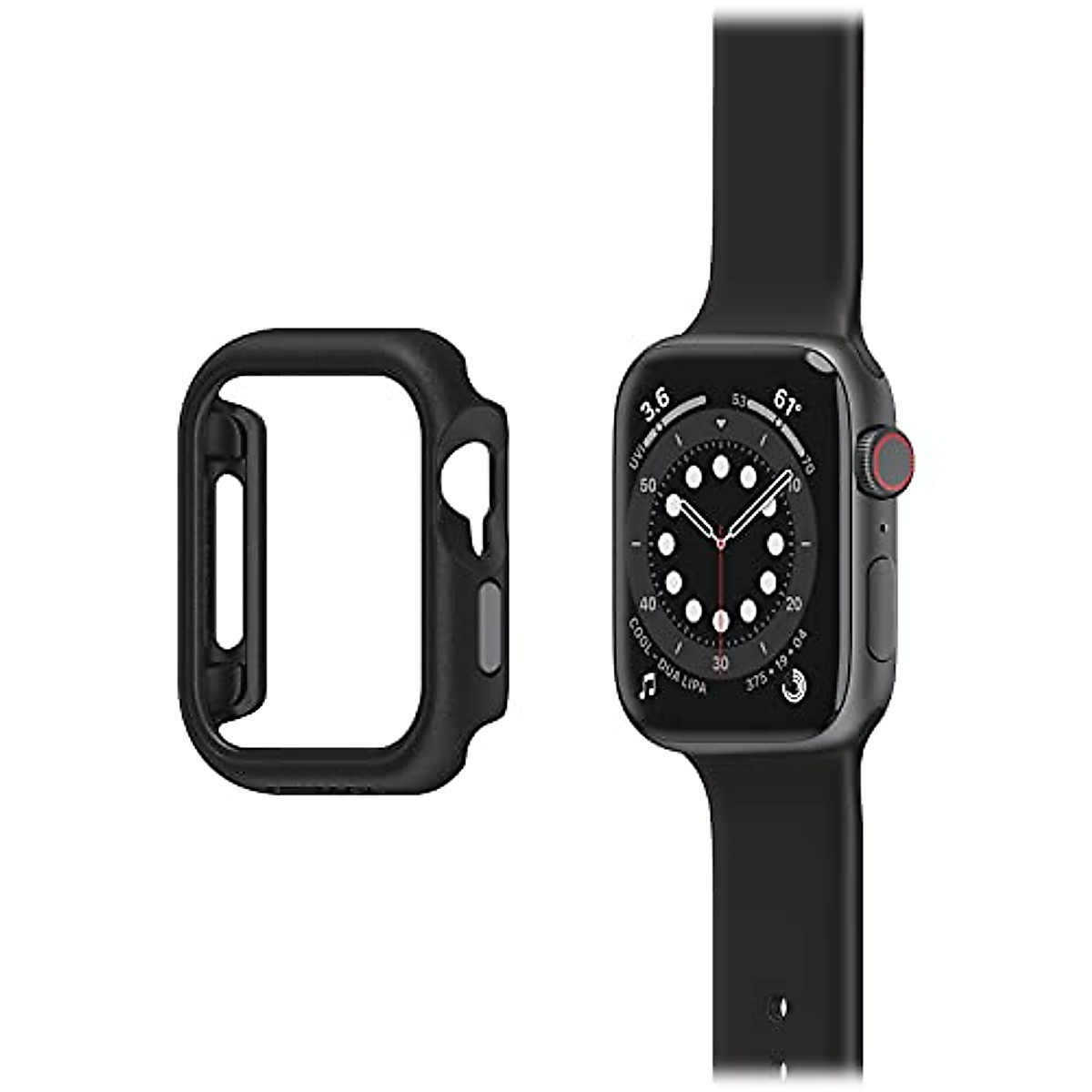 OtterBox All Day Case for Apple Watch Series 4/5/6/SE 44mm - Pavement (Black/Grey)