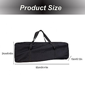 MJFUNTXY BBQ Tool Storage Bag, Grill Utensil Storage Bag Oxford Grilling Bags for Outdoor Grilling Waterproof Foldable Cooking Tools Bag Carry Bag for Camping Car Trip Outdoor Camping