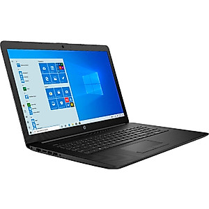 HP 2020 Laptop, 17.3" HD+ Screen, 10th Gen Intel Core i5-1035G1 Quad-Core Processor up to 3.60GHz, 8GB DDR4 RAM, 256GB PCIe NVMe M.2 SSD, DVD-RW, HDMI, Wireless-AC, Bluetooth, Windows 10 Home, Black