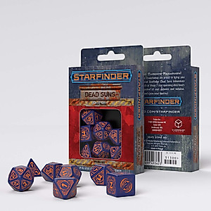 Q-Workshop Starfinder Dead Suns Dice Set 7 Board Games