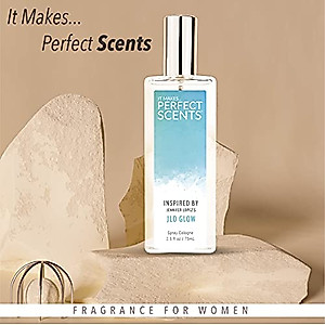 Perfect Scents Fragrances, Inspired by Jennifer Lopez's J Lo Glow, Eau de Toilette, Fragrance for Women, Vegan, Paraben Free, Never Tested on Animals, 2.5 Fluid Ounces