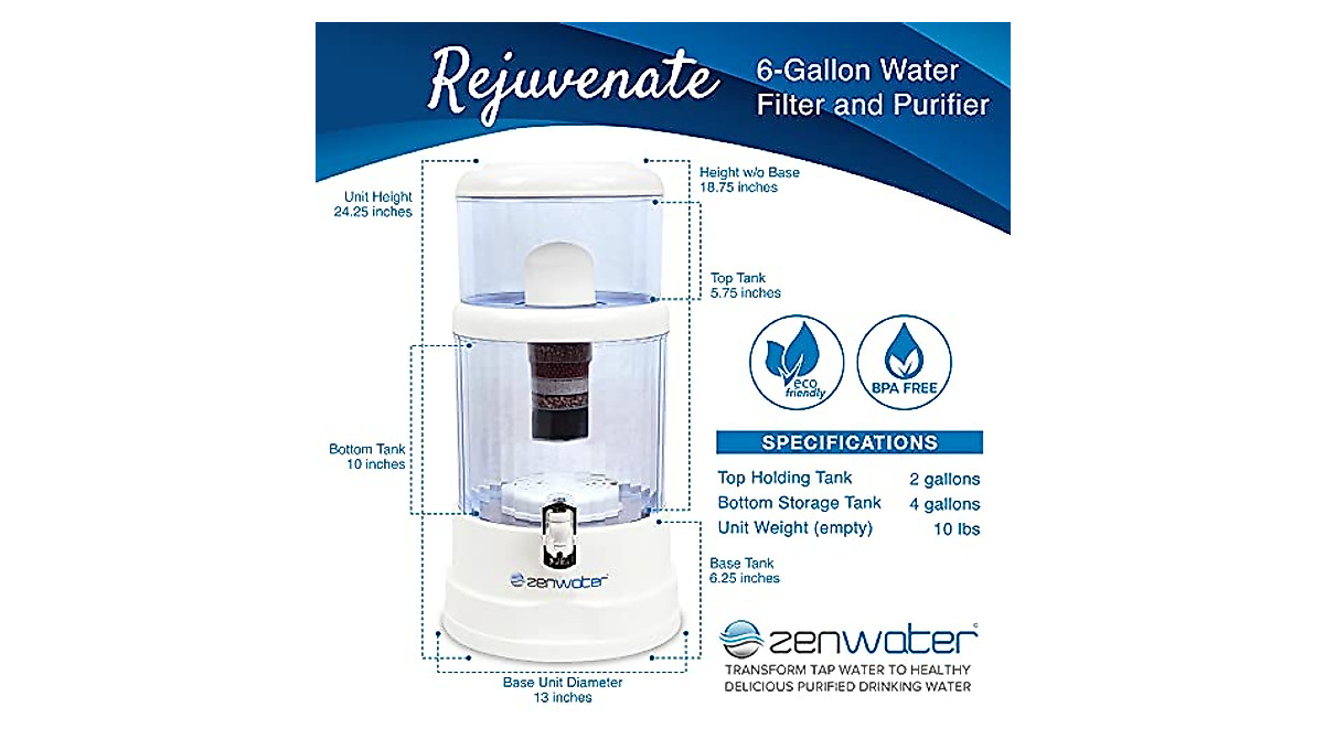 Zen Water Systems 6-Gallon Filtration System