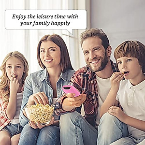 3 Pack Remote Cover for Roku, The Remote Case Compatible with Roku Voice Remote Official, Silicone Universal Protective Controller Sleeve for Roku TV Remote Glow in The Dark Pink Blue