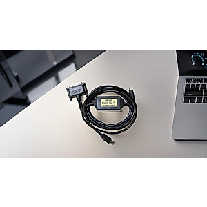 Avanexpress PLC Cable USB-SC09 A Series Interface, Compatible with PLC Programming Cable FX Series USB to RS422 Adapter