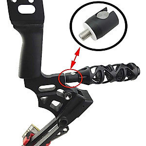 SHARROW Archery Bow Stabilizer Quick Disconnect Adapter Adjustable Mounting Bracket Balancing Adapter for Recurve Compound Bow