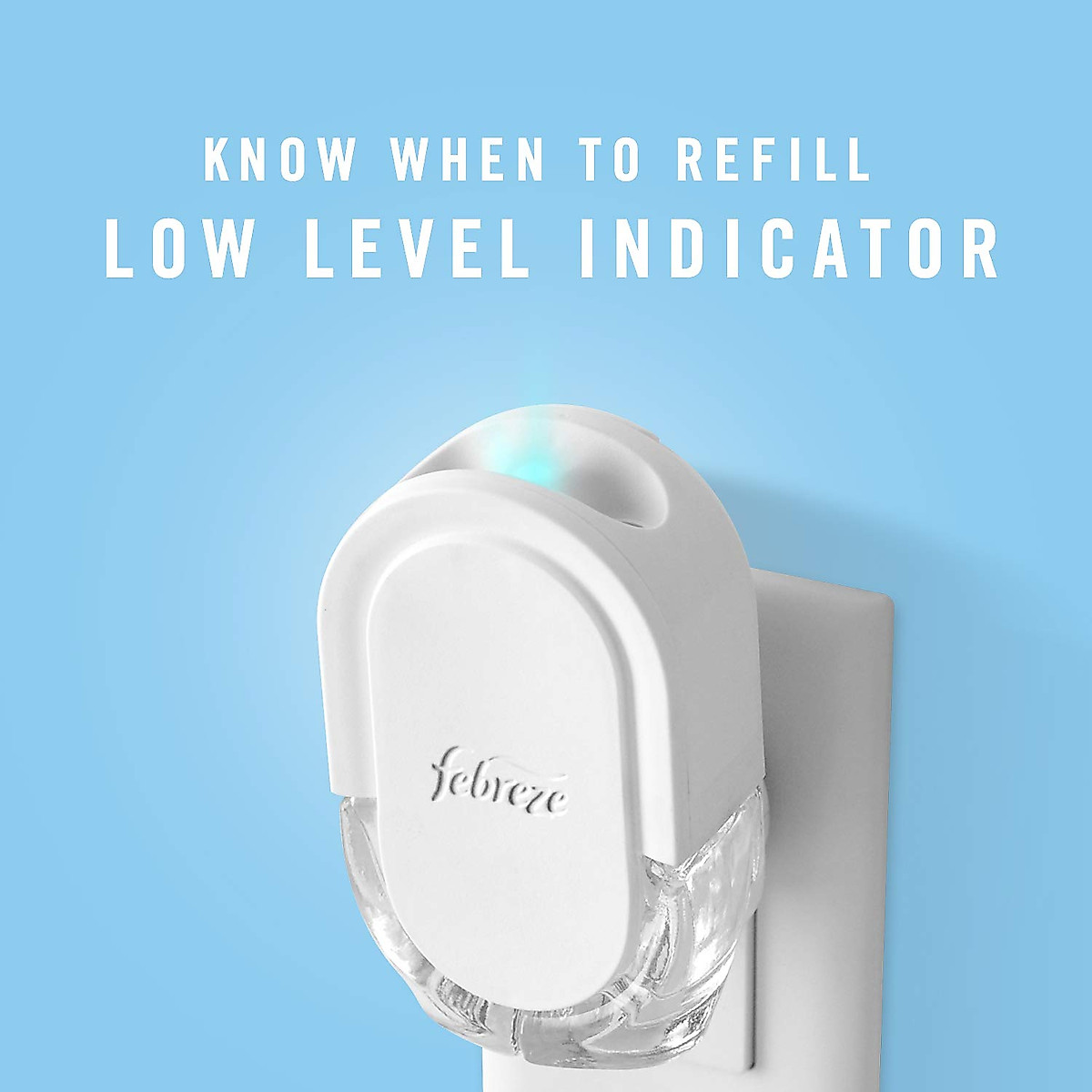 Febreze Plug in Air Fresheners, Heavy Duty Crisp Clean, Odor Fighter for Strong Odors, Scented Oil Refill (2 Count)