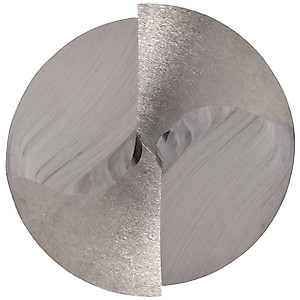 YG-1 - 2081L High Speed Steel NC Spotting Drill Bit, Uncoated (Bright), Straight Shank, Slow Spiral, 120 Degree, 1/8" Diameter x 1-119/128" Length (Pack of 1)