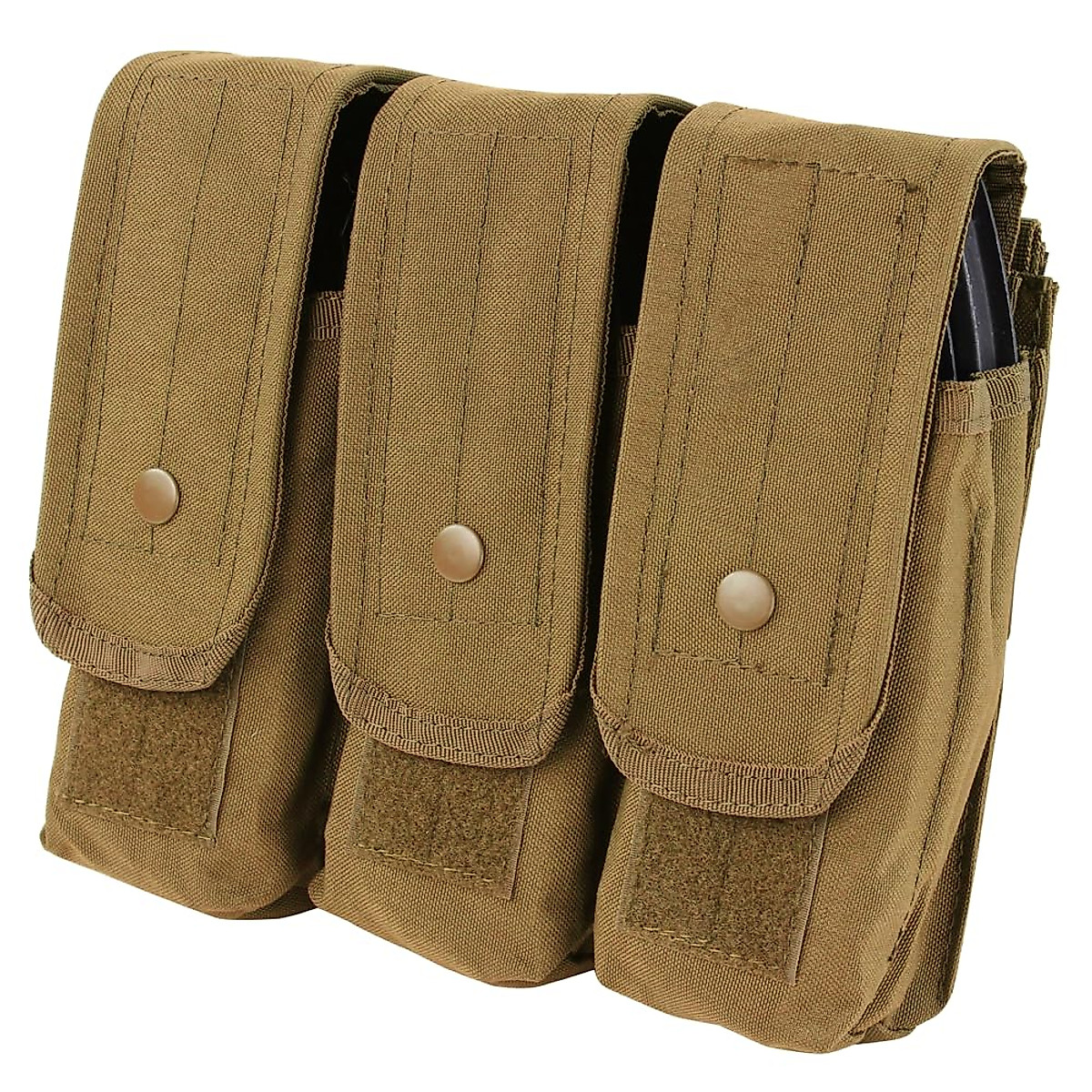 Condor Elite MA33-498 Triple Ar/Ak Mag Pouch Coyote Brown
