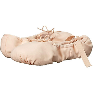 SANSHA mens Pro 1 Canvas Ballet Slipper dance shoes, Light Pink, 9 Women 7 Men US