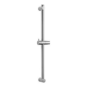 OFFO Shower Slide Bar 27 Inches Adjustable Installation Distance 15-26 Inches with 360° Adjustable Handheld Shower Head Holder for Bathroom, Screw Wall Mounted, Chrome Finish