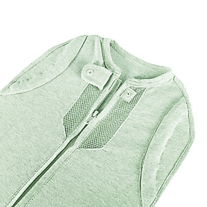 Woombie Convertible Vented Baby Swaddle Blanket, Converts to Wearable Blanket for Babies Up to 6 Months, Lime Sorbet Green, 14-19 lbs