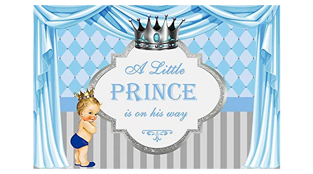 Royal Blue Baby Shower Backdrop for Perfect Celebrations