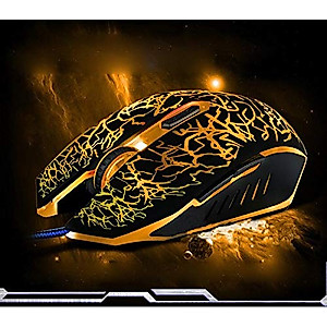 Professional Colorful Backlight 4000DPI Optical Wired Gaming Mouse