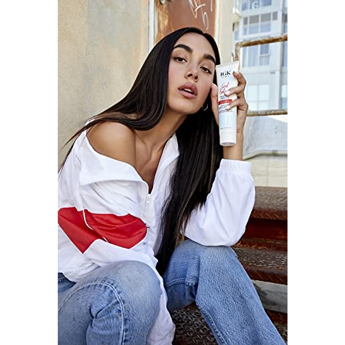 IGK Good Behavior Spirulina Protein Anti-Frizz Smoothing Blowout Balm 150 ml / 5 oz