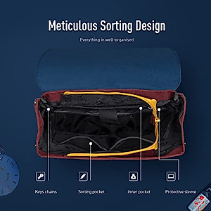 MAH Siro Backpack for Everyday Use, Women men, Brown