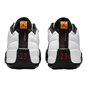 Jordan 12 Low Retro Taxi Men's Golf Cleats DH4120-100 White/Black