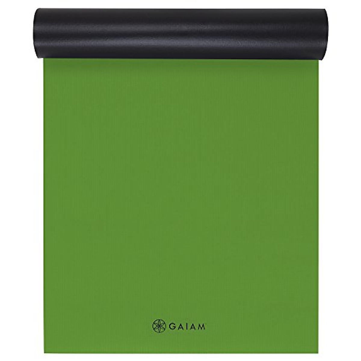 Gaiam Athletic Yoga Series duraMAT Xtra-Wide Mat, Green, 5mm