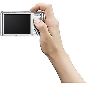 Sony DSC-W830 Digital Camera (Silver) (DSC-W830) + NP-BN1 Battery + Case + Charger + 64GB Card + Card Reader + Corel Photo Software + Flex Tripod + Micro USB Cable + Memory Wallet + Cleaning Kit