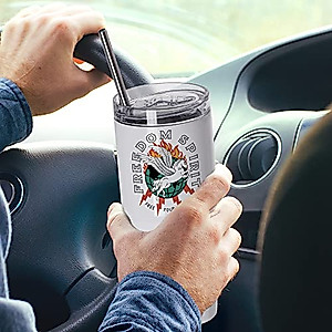 PYD Life Sublimation Tumblers Blanks Stainless Steel 30 OZ White Insulated Reusable Travel Coffee Mugs Cups with Leakproof Lid and Stainless Straw for Tumbler Heat Press 4 Pack