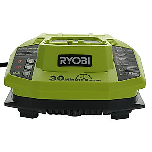 Ryobi P108 One+ 18V 4.0AH Lithium Ion Battery and P117 One+ Dual Chemistry Lithium Ion and NiCad Battery Charger (2 Piece Combo Set)