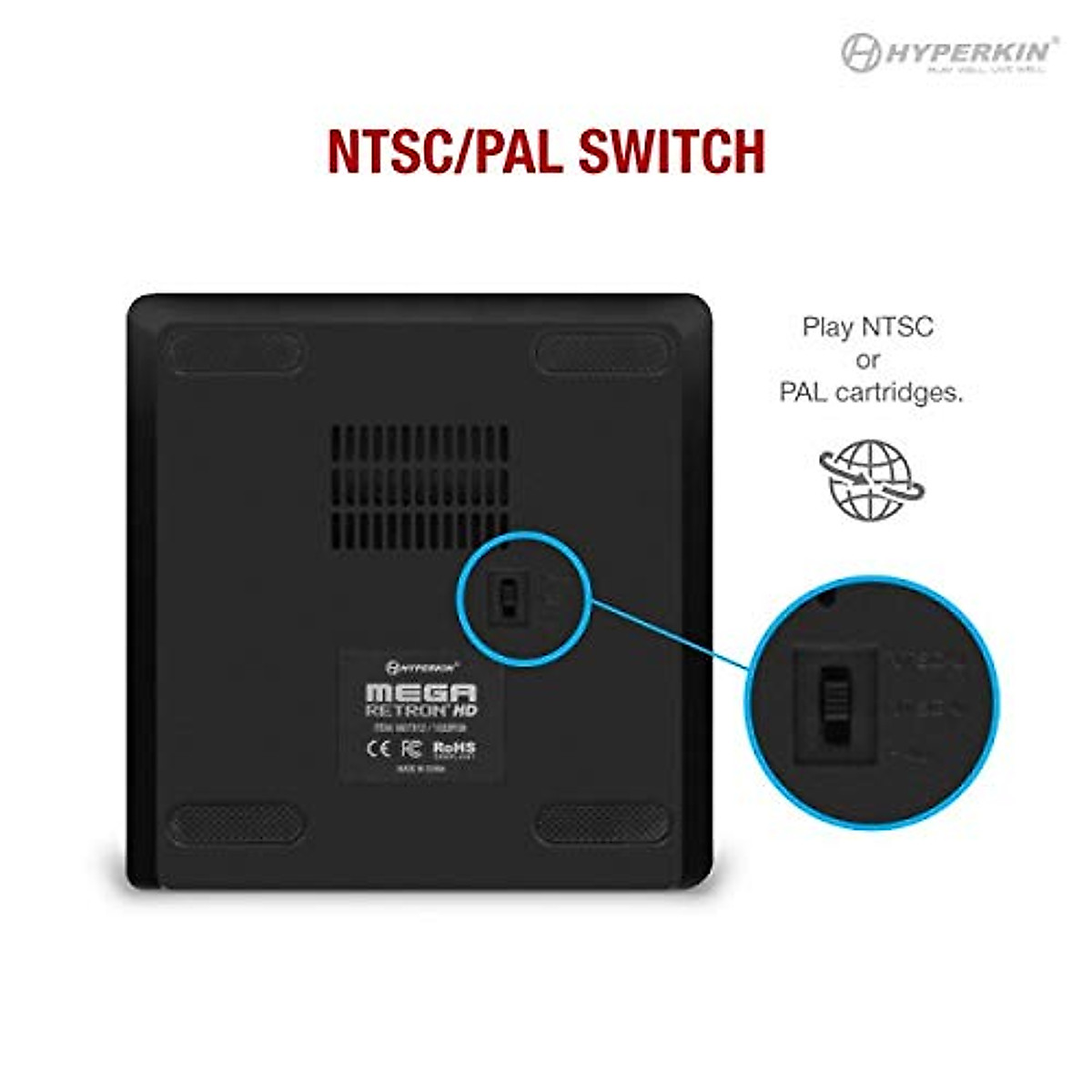 Hyperkin MegaRetroN HD Gaming Console for Genesis/Maga Drive with 2x Premium Controllers