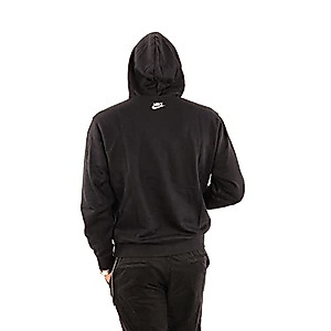 Nike Nsw Pullover Hoodie Mens Size - Medium Black/White