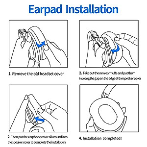 JHK Replacement Ear Pads for L ogitech G633 G633S G933 G933S G533 G935 G635 Headphones - Replacement Ear Cushions Memory Foam Earpads Cushion Cover for Headphones-Black Ice Gel Leather